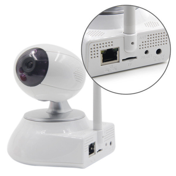 Network Video Home IP Camera , Pan / Tilt / Zoom camera with TF card recording