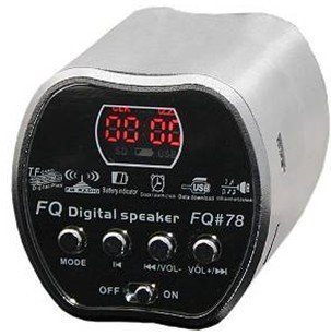 Nixie 관 전시와 FM를 가진 휴대용 USB/카드 재충전용 소형 스피커는 라디오로 방송합니다