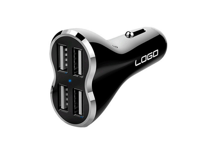 4 USB  Car Charger 5V 6.8A Full Compatible With Cell Phone Tablet Ipad