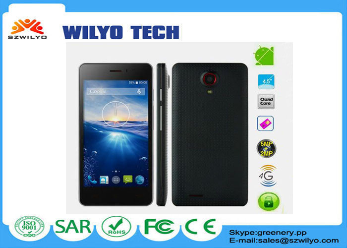 W4 4.5 inch 960x540P Android 4.4 4g Lte Smartphones With 5.0Mp Camera
