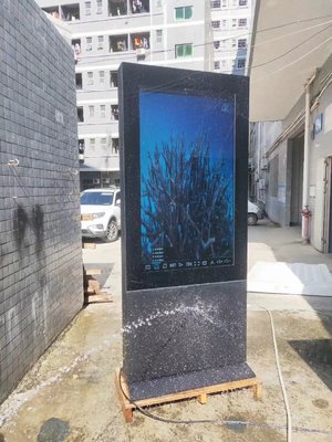 상업적인 큰 옥외 LCD 표시, 옥외 디지털 방식으로 간판 간이 건축물 지면 대