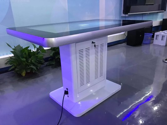 승리 7/8 테이블 모양 네트워크 IR 터치스크린 전시 간이 건축물 42&quot; 광고 디지털 방식으로 Signage
