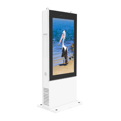 에어 컨디셔너를 가진 디지털 방식으로 접촉 토템 Signage 와이파이 Dedi 55&quot;를 광고하는 IP65 LCD