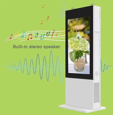 A/C를 가진 디지털 방식으로 Signage LCD 터치스크린 간이 건축물 Windows 옥외 방수 체계