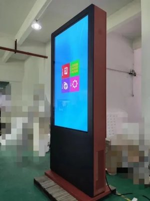 42-65 인치 디지털 방식으로 Signage LCD 간이 건축물, IP65 옥외 디지털 방식으로 광고 스크린