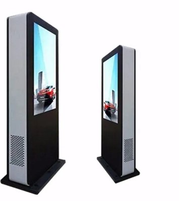 Floor Stand 43''49''55'' 65&quot; High Brightness Outdoor Vertical Digital Signage Totem WiFi Touch LCD Advertising Display K