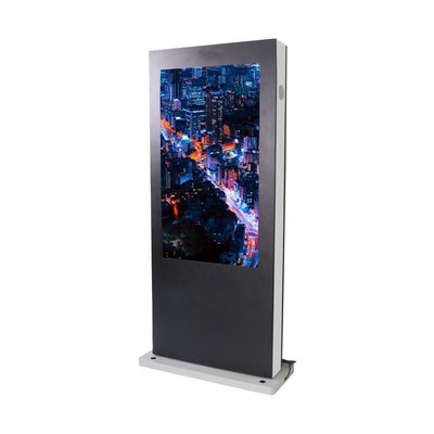 방수 텔레비젼 대 LCD 옥외 광고 접촉 간이 건축물 2000 Nits 전시 49 인치