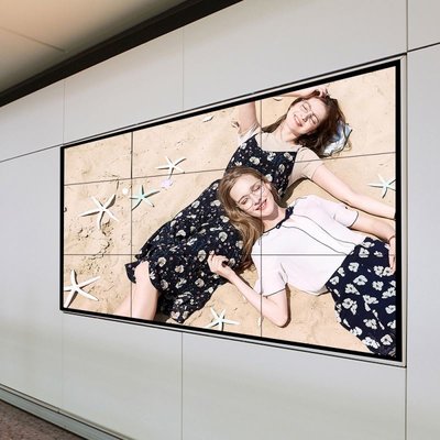 3x3는 이음새가 없는 LCD 영상 벽 46&quot; 47&quot; 55&quot;를 스크린 실내 500cd/m2 광도 했습니다
