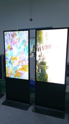 지면 대 Signage 미디어 플레이어 43&quot; 실내 안드로이드 광고 텔레비젼 정보 토템