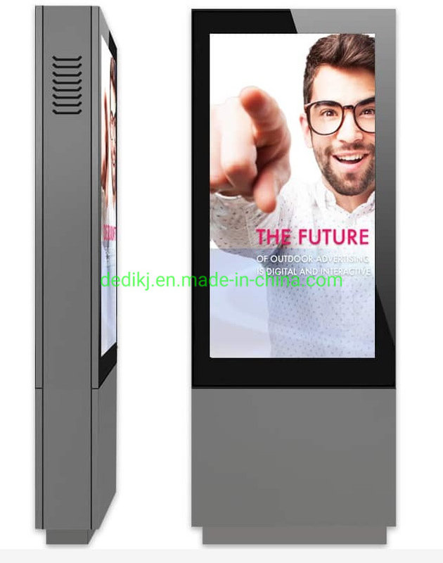 Customized Different Size Network Player Waterproof LCD Totem Outdoor with Roof Cover