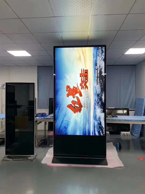 지면 대 독립 디지털 방식으로 Signage 광고 전시 인조 인간/PC 터치스크린 98&quot;