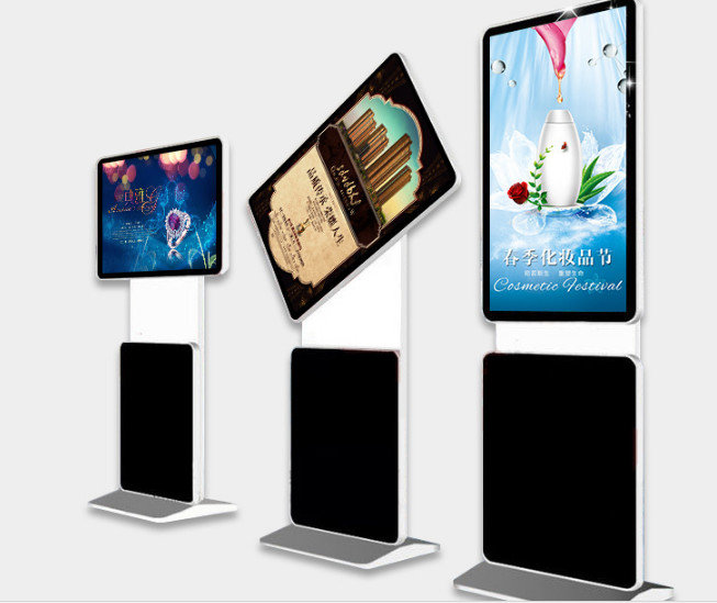 디지털 방식으로 Signage 패널, 실내 LCD 터치스크린 수직 자전을을 광고하는 360 도