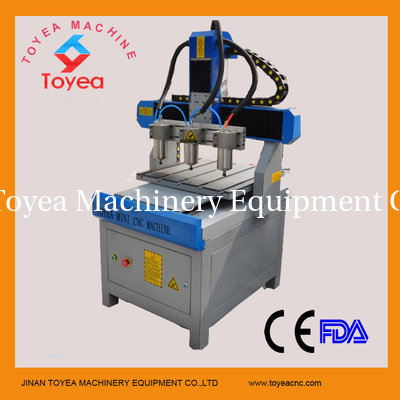 Mini Multi-heads CNC milling machine with Mach3 system TYE-3636-3