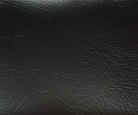 Professional Black Wooden Texture PVC Faux Leather Fabric For Furniture Upholstery