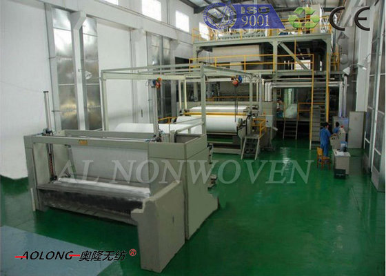 Double Beams PP Spunbond Non Woven Fabric Making Machine 0~250m/min