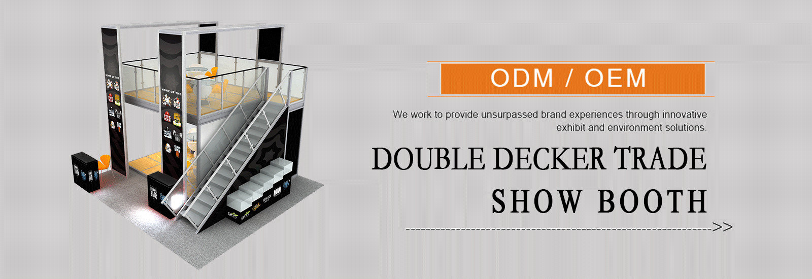 Double Decker Trade Show Booth