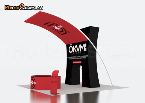 support juste facile de salon commercial de taille de 20x20FT de profil en aluminium fait sur commande de cabine