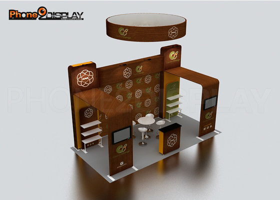 support standard d'expo d'affichage de cabine du salon commercial 20x10 pour l'équipement d'exposition