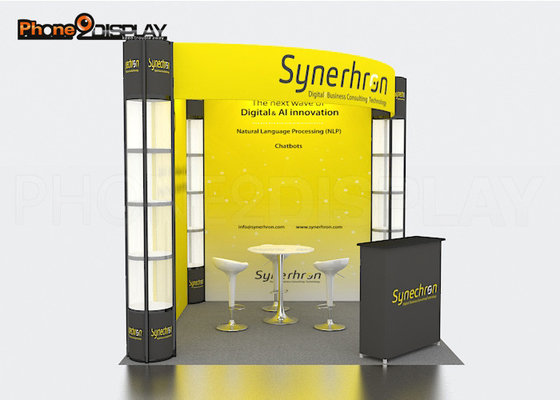 Lightweight Trade Show Booth Manufacturers 3×3M Reused Expo Displays