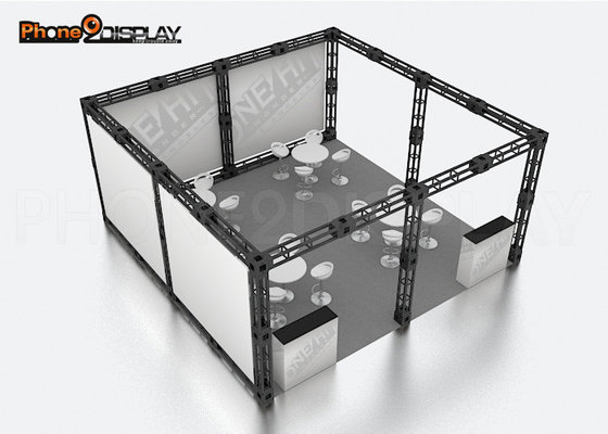 Couleur en aluminium de support de cabine de salon commercial de botte d'affichage d'événement adaptée aux besoins du client