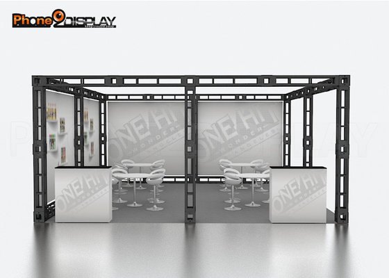 Couleur en aluminium de support de cabine de salon commercial de botte d'affichage d'événement adaptée aux besoins du client