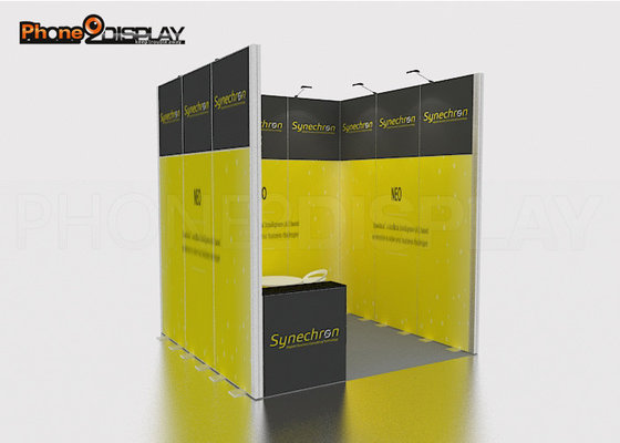 conception unique de cabine en aluminium modulaire de salon commercial de 6m x de 6m pour le salon commercial d'expo