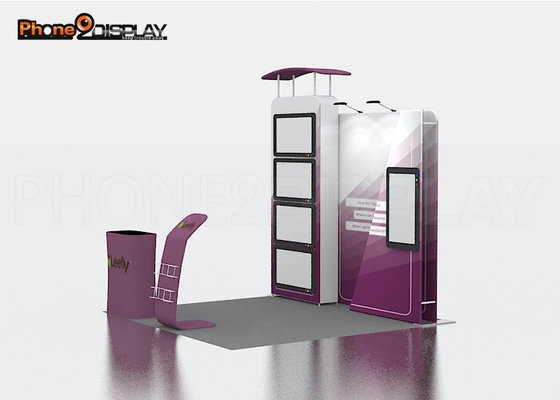 support facile de cabine d'exposition d'installation de cadre en aluminium de cabine de 10ft pour le salon commercial