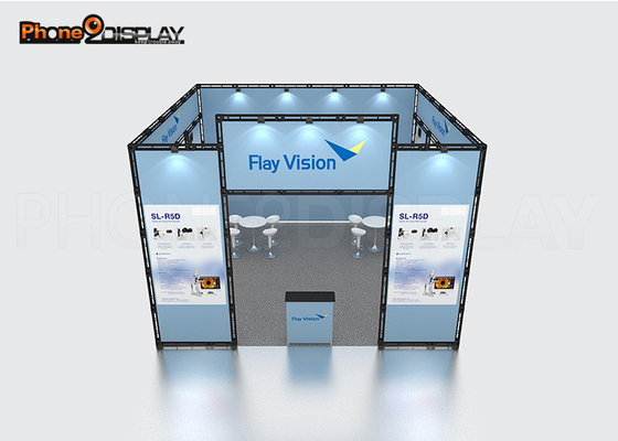 AE Outdoor Display Booths , Truss Exhibition Stand With Aluminum Stage Truss System