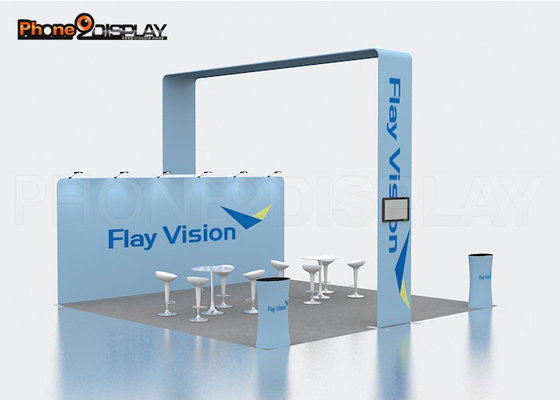 cabine de salon commercial de 10FT/présentoirs standard de la conception 3x3 de cabine d'exposition