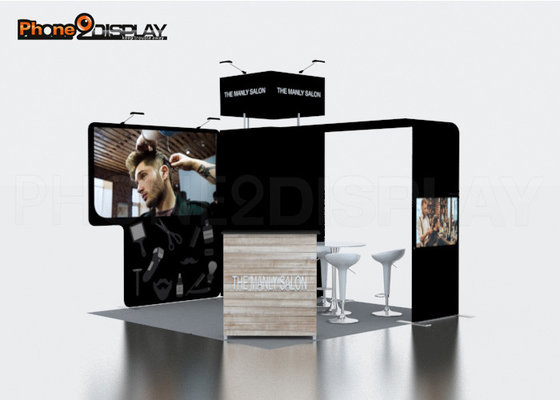 Support en aluminium portatif fait sur commande 3X6M de cabine d'affichage de salon commercial