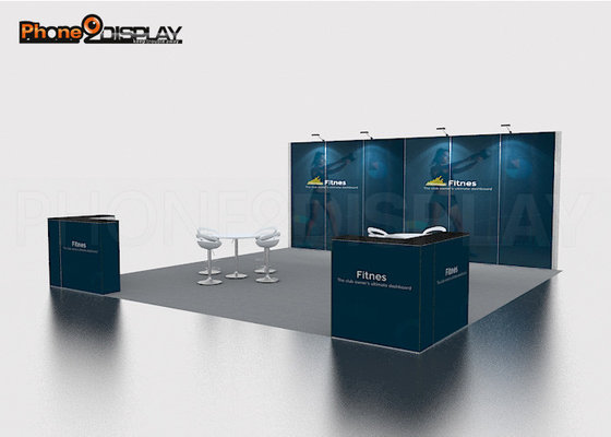 Cabine modulaire de salon commercial d'installation facile/conception modulaire de stalle pour le support d'exposition