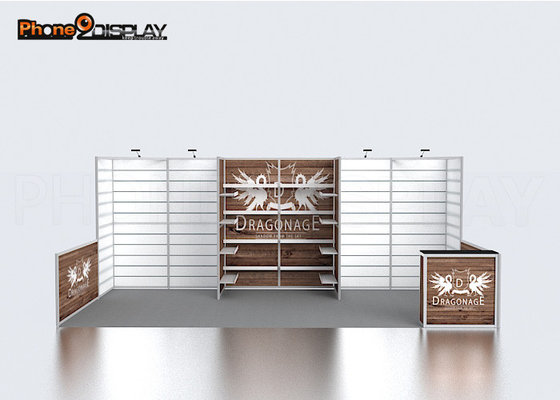 transport facile de cabines de salon commercial de 20*10FT Slatwall pour le système d'exposition