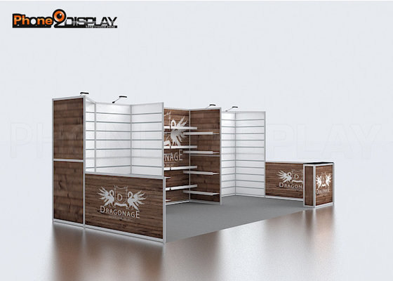 transport facile de cabines de salon commercial de 20*10FT Slatwall pour le système d'exposition