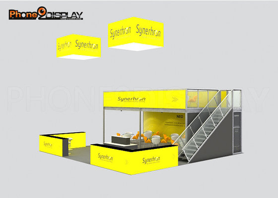 Durable Double Decker Trade Show Booth / Two Level Booth For Trade Show Display Stand