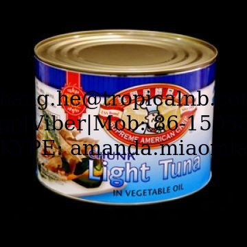 Canned light meat tuna in vegetable oil 66.5 oz