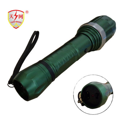 Easily Concealable Aluminum Police Flashlight Taser