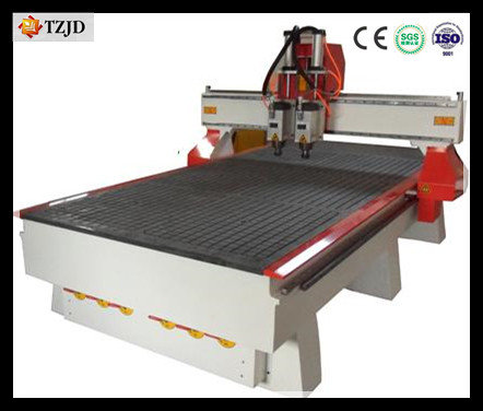 China 3d furniture Wood Carving CNC Router machine with double heads