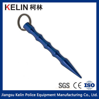 Pencil Shap black Self Defensive 6061 aviation aluminum alloy Kubaton with Keychain