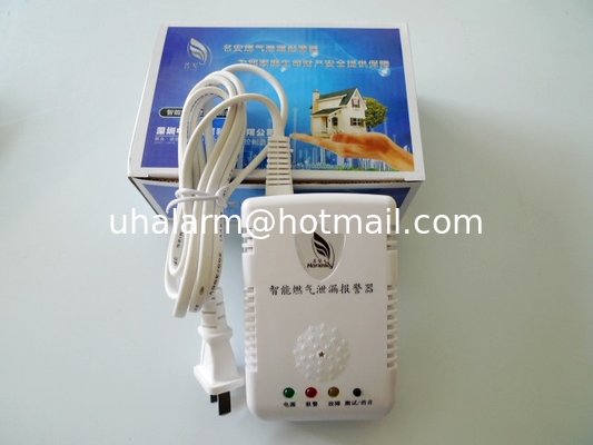 Round Plug Stand-Alone CH4 Domestic Natural Gas Detector For Home From Factory