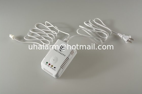 EN Standard AC 220V Home LPG Gas Leak Detector With Shutoff Valve Factory Direct-Sale