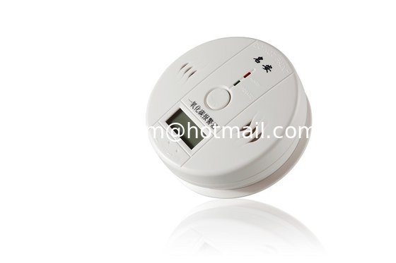 DC backup battery Ceiling carbon monoxide alarm with LCD display For Home Security
