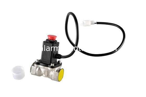 EN Standard 2 in 1 Combine AC Powered Combustible Gas & CO Detector With Shutoff Valve Factory Direct-Sale