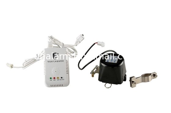 EN Standard AC Powered LPG Gas Leaking Detector With Mechanical Valve Factory Direct-Sale
