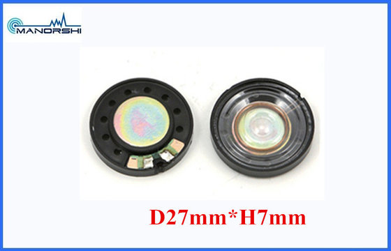 Plastic Toy Dooerbell Car Audio Speakers FO 600HZ Diamater 27mm