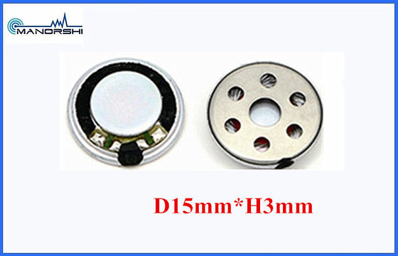 600Hz Multimedia Mini Mylar Speaker 90dB Cell Phone Speakers D15mm X H3mm