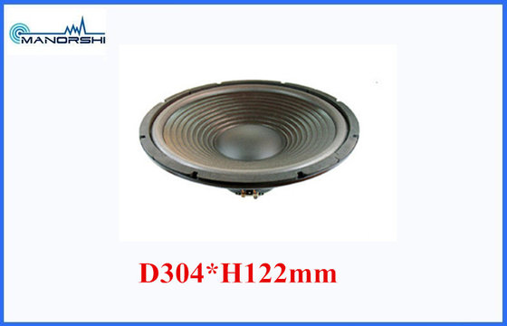 High Power 120 Watt 6.5ohm Car Subwoofer Speakers 304mm Professional