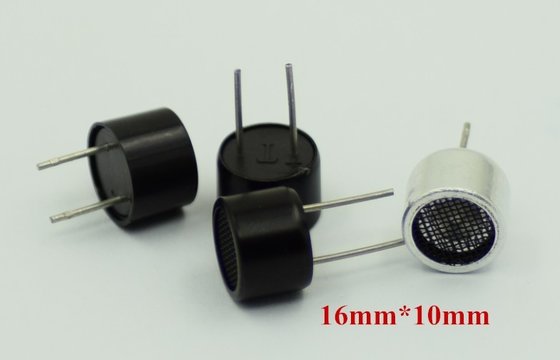 40Khz Ultrasonic Sensor Transmitter Black Plastic For Intelligent Robot