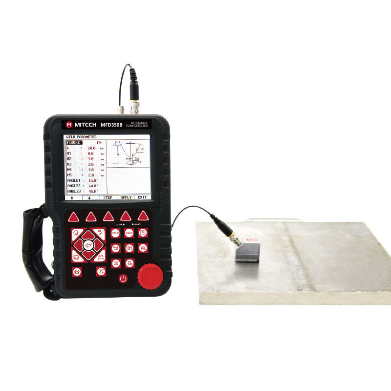Easy Operation Ultrasonic Flaw Detector Connecting To PC With Two Alarm Lights MFD350B