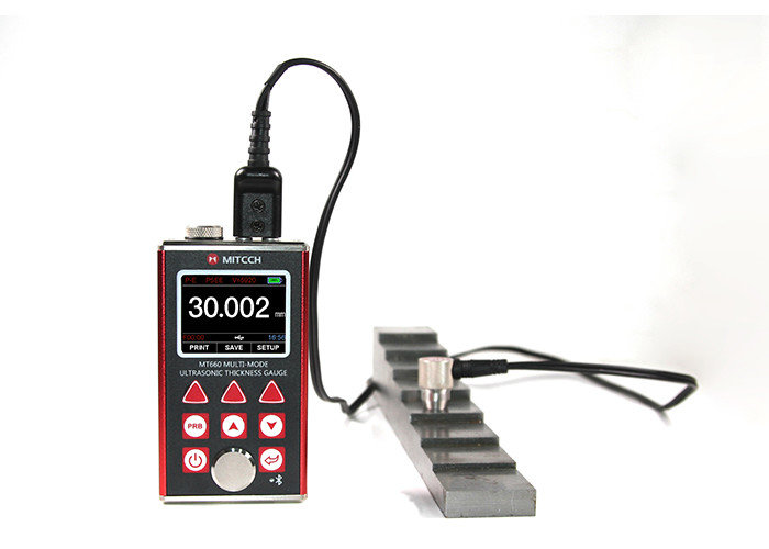 High Accuracy Ultrasonic Thickness Tester Color TFT Display With Adjustable Backlight MT660