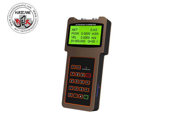 Handheld UFM-H Ultrasonic Flow Meter For Industrial Water With High Precision